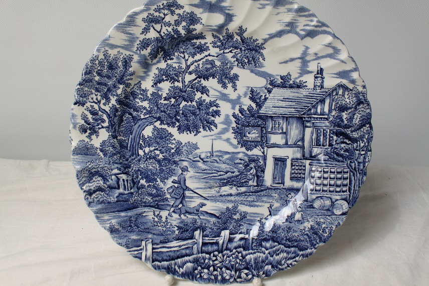 Porcelana duży talerz The Hunter firmy Myott Anglia Vintage - Starocie ...